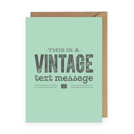 Vintage Text Message Card – 1900 House and Home
